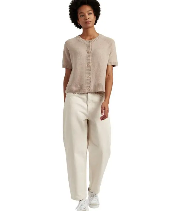 Chinti & Parker Wool Cashmere Button Tee