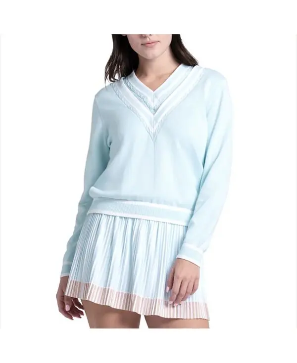 Lucky In Love Victory V-neck Sweater