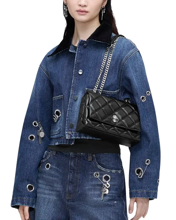 Marc Jacobs Quilted Shoulder Bag - Black