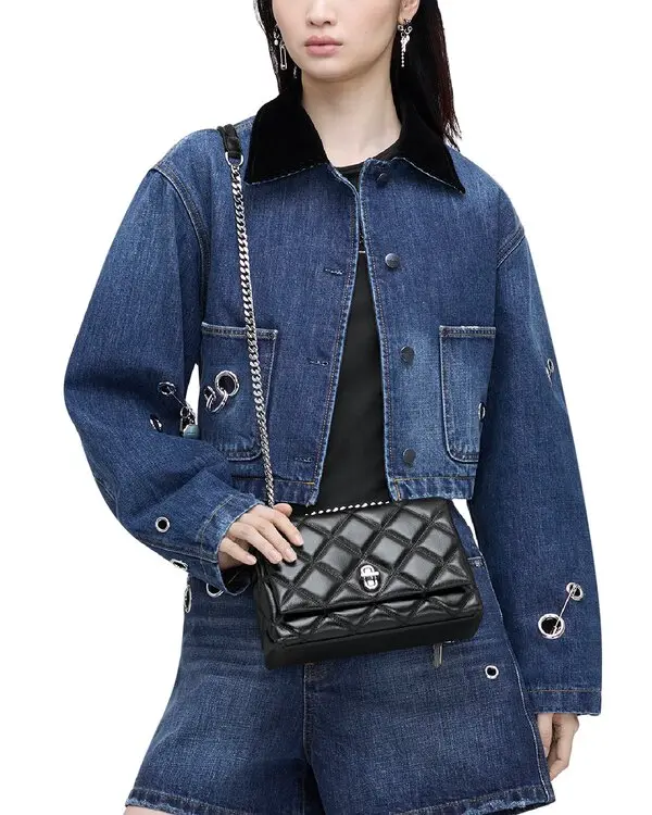 Marc Jacobs Quilted Shoulder Bag - Black