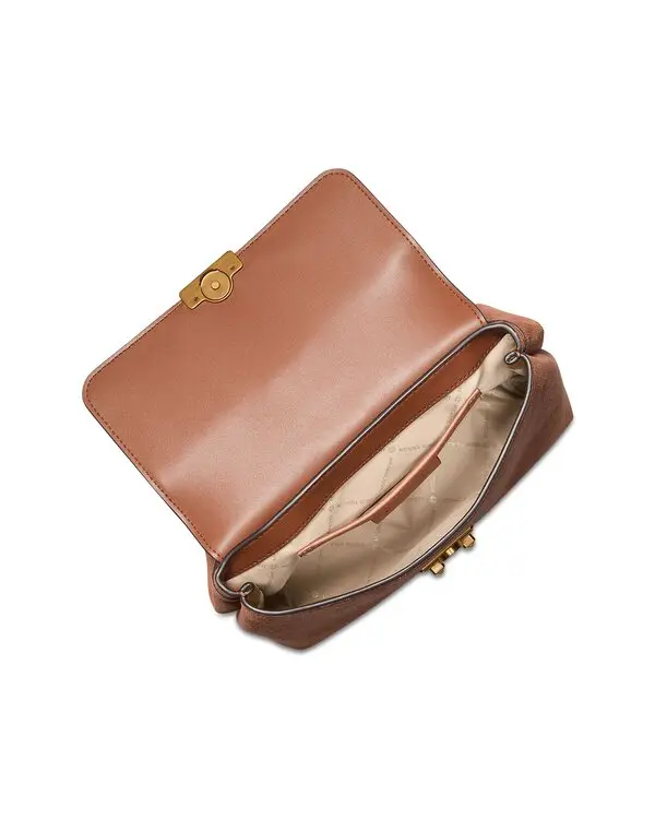 Michael Kors Tribeca Medium Suede Satchel