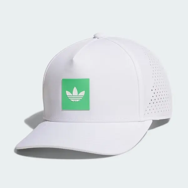 Adidas Trefoil Snapback - White / Semi Screaming Green