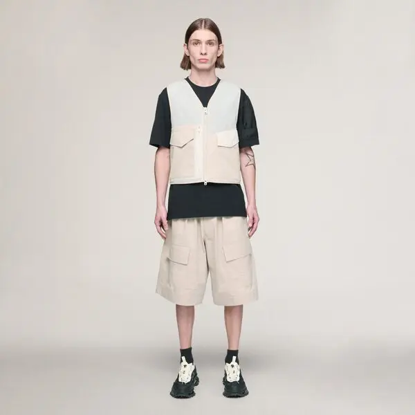 Adidas Y-3 Wide Leg Shorts - Light Brown