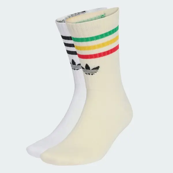 Adidas Bob Marley Crew Socks - White / Cream White