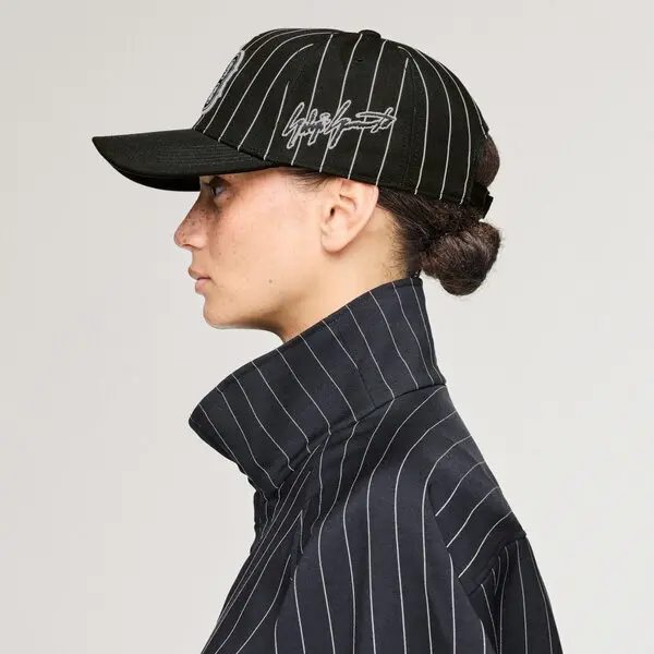 Adidas Y-3 Pinstripe Cap - Black