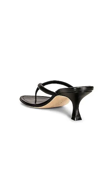 Manolo Blahnik Paterno 50 Leather Sandal