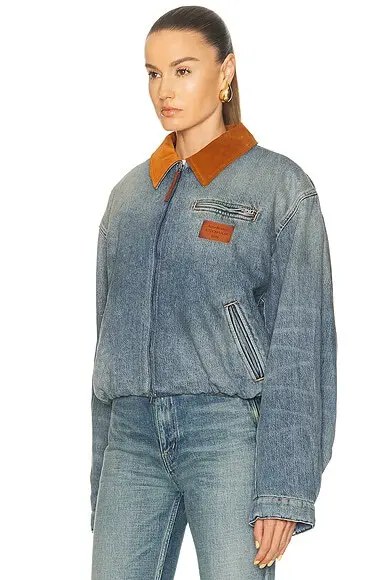 Acne Studios Okra Jacket - Mid Blue