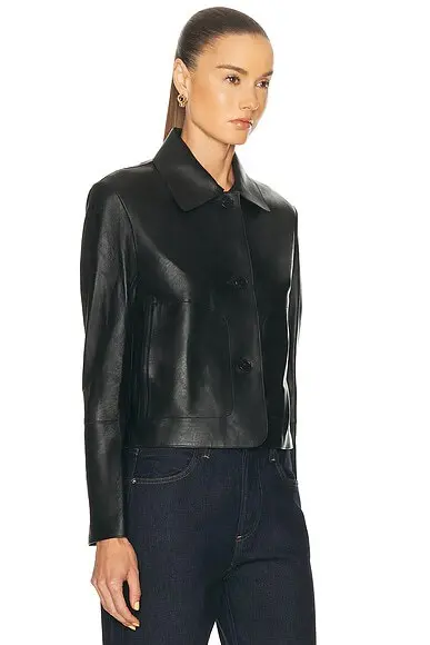 ARMA Emy Butter Leather Jacket - Black