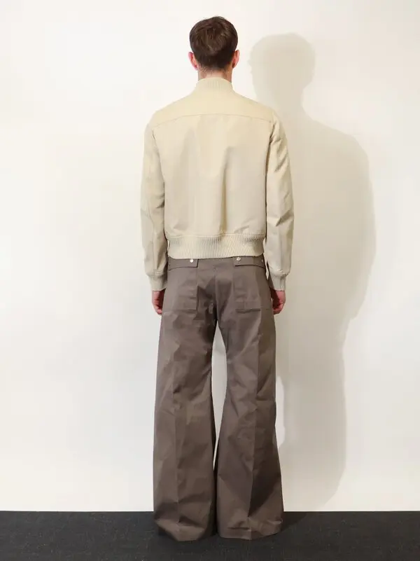 Rick Owens Heizer Flight Organic Cotton Jacket - Beige