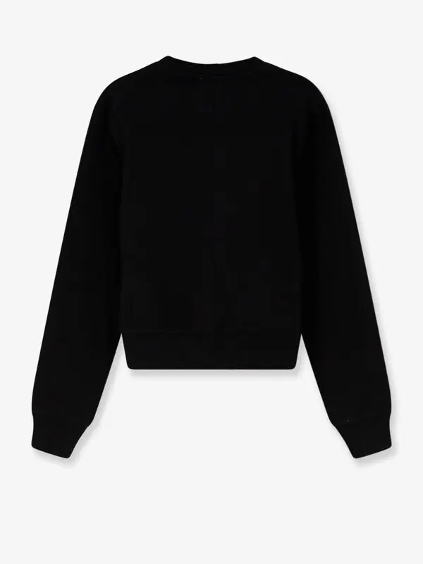 ENTIRE STUDIOS Cotton Crewneck Sweatshirt - Black