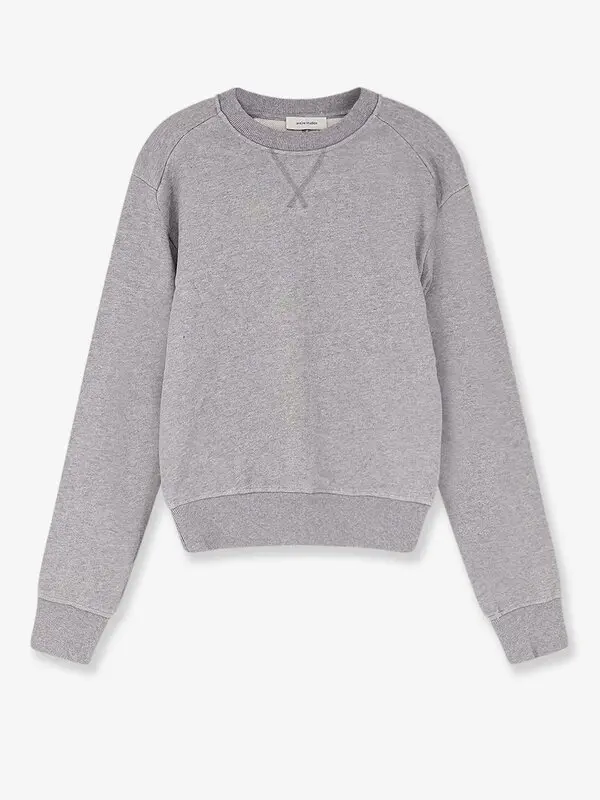 ENTIRE STUDIOS Pod Crew Cotton Sweatshirt - Grey