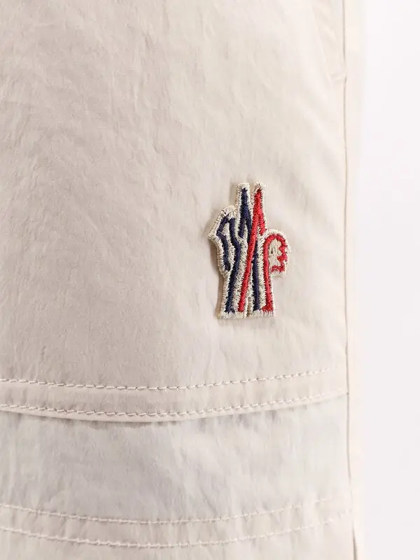Moncler Daynamic Shorts With Logo Patch