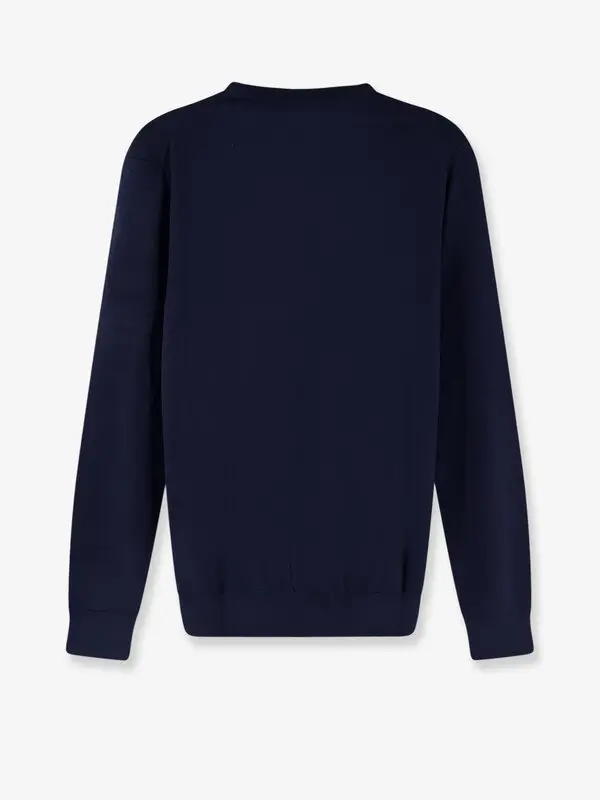 Polo Ralph Lauren Cotton Sweater With Embroidered Logo - Blue