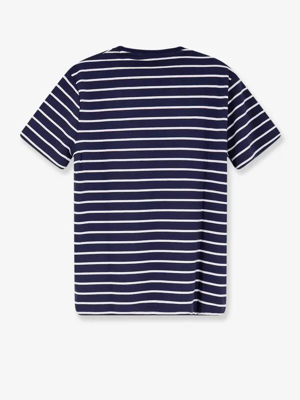 Polo Ralph Lauren Cotton Tshirt With Striped Pattern