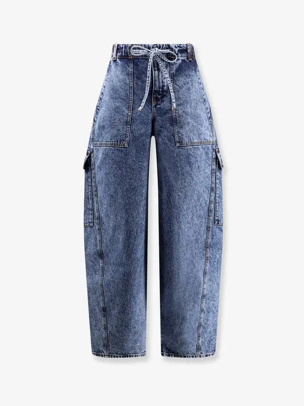 Alaïa Denim Cargo Jeans