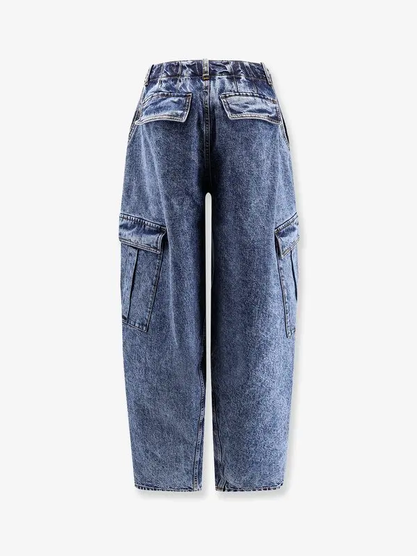 Alaïa Denim Cargo Jeans