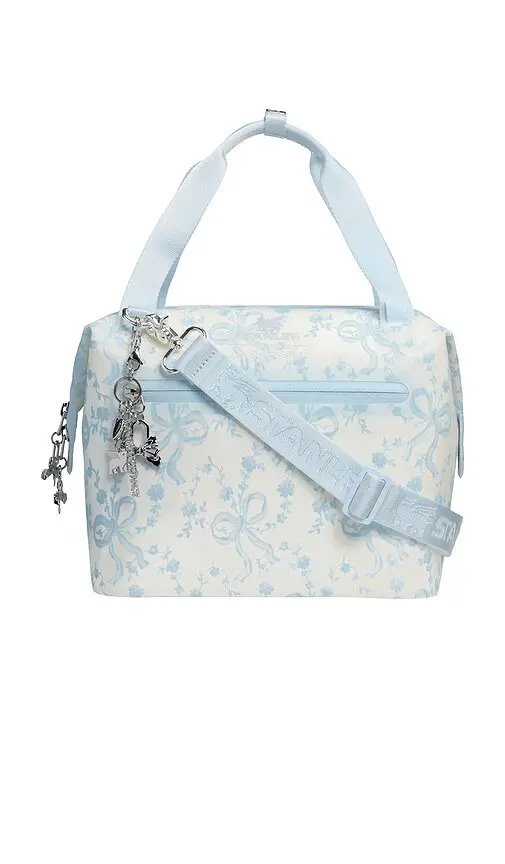 STANLEY X Loveshackfancy The -day Julienne Mini Cooler 7.4qt In Baby Blue - Coquette Bow Winter Ice