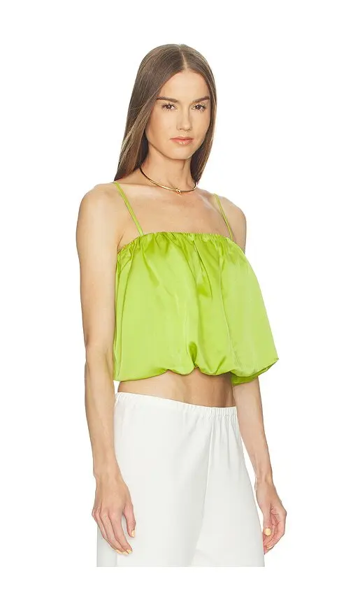 Susana Monaco Satin Bubble String Top