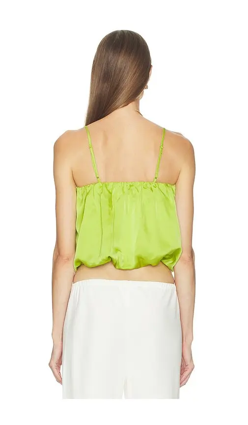 Susana Monaco Satin Bubble String Top