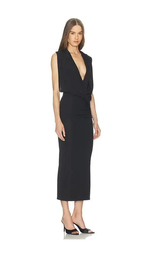 Andamane Annie Hooded Dress - Black