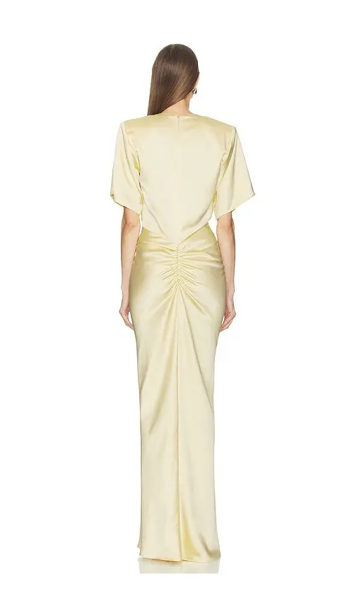 Andamane Iris Short Sleeve Maxi Dress