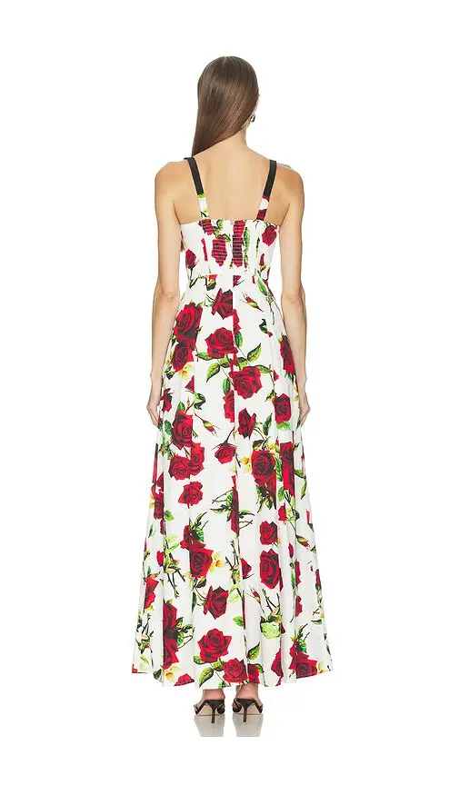 L'Agence Sutton Bdd Strap Maxi Dress