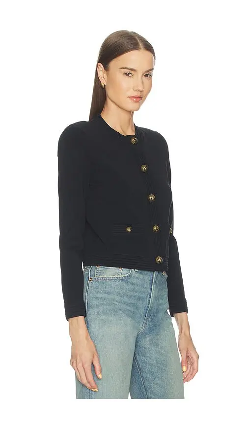 L'Agence Patsy Crop Crew Cardigan