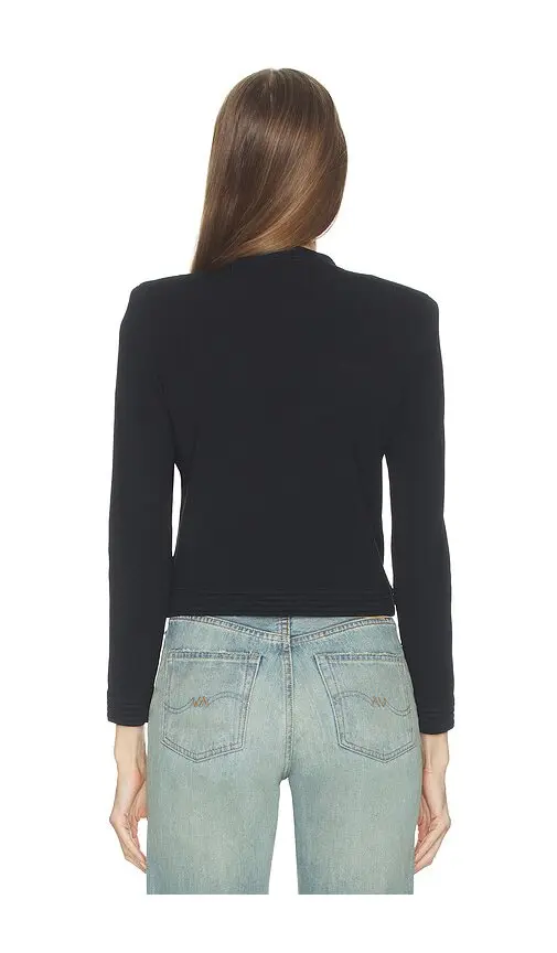 L'Agence Patsy Crop Crew Cardigan