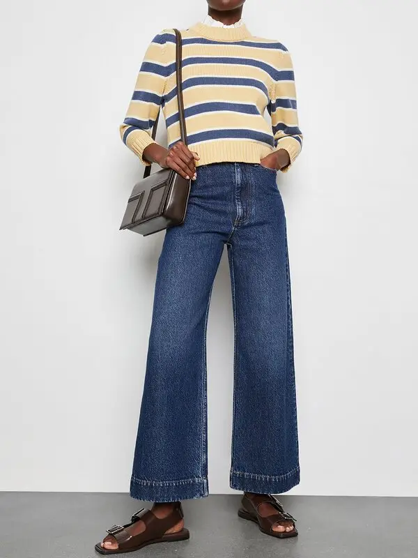 GWYN High-waisted Wide Leg Jeans