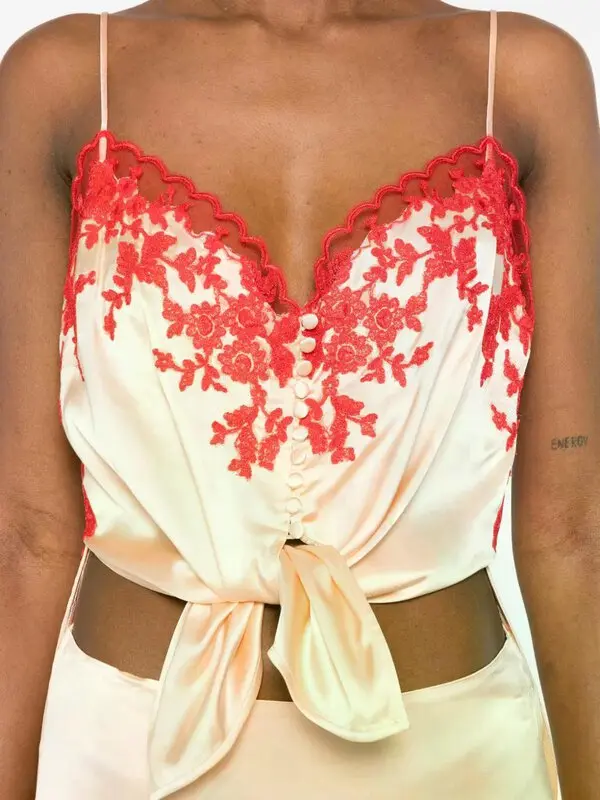Ermanno Scervino Floral-lace Top