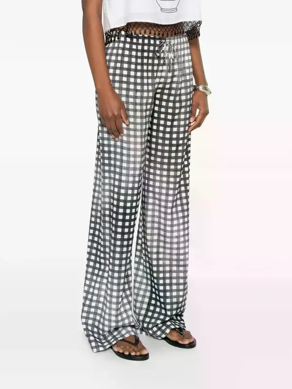 Ermanno Scervino Gingham-patterned Trousers