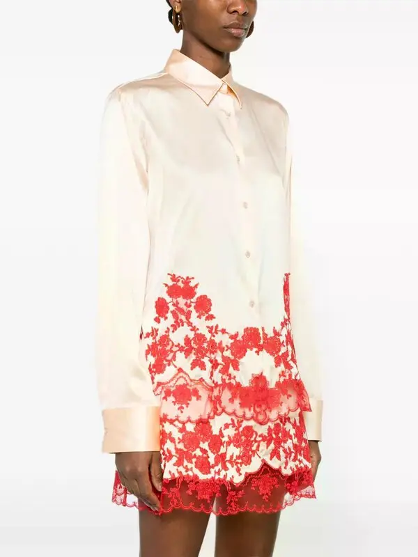 Ermanno Scervino Floral-lace Shirt