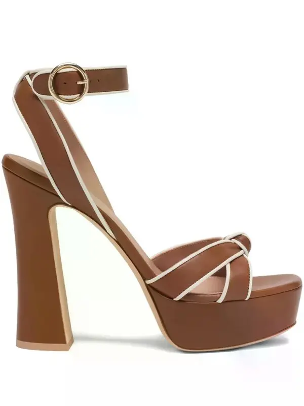 MALONE SOULIERS Rudi Leather Platform Sandals