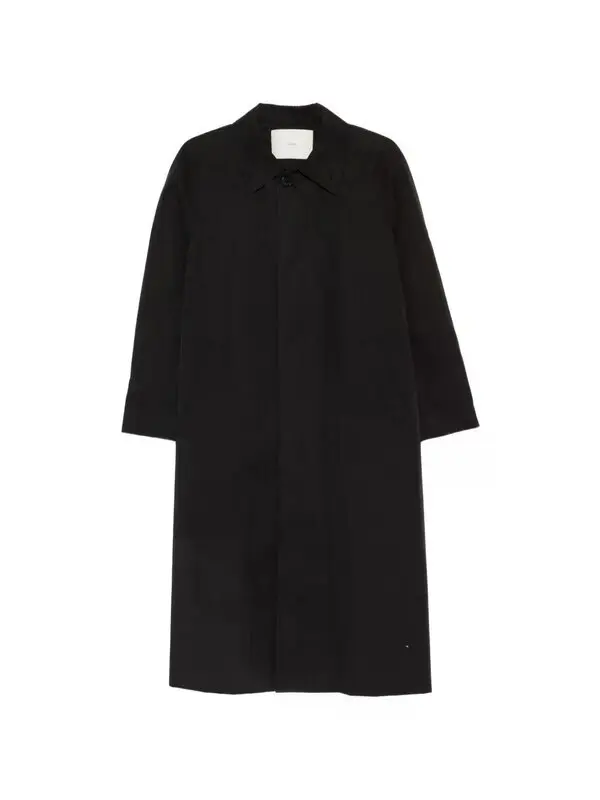 DUNST Buttoned Coat - Black