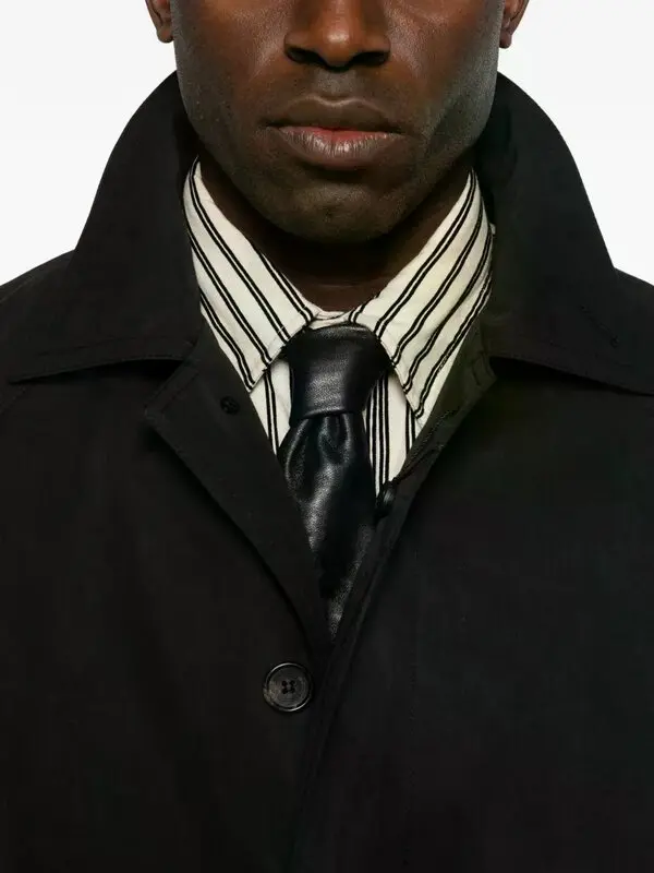 DUNST Buttoned Coat - Black