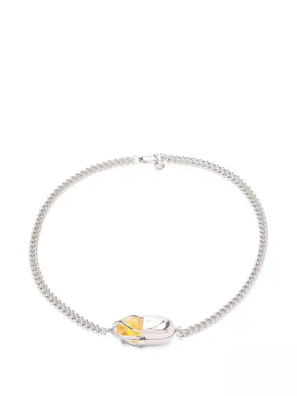 CAPSULE ELEVEN Crystal Citrine Necklace - Silver