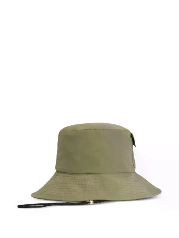 Barbour Flap-pocket Bucket Hat - Green