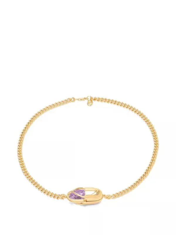 CAPSULE ELEVEN Crystal Amethyst Necklace - Gold