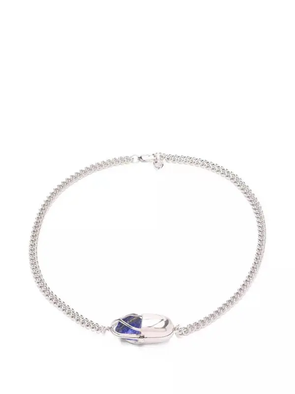 CAPSULE ELEVEN Crystal Lapis Lazuli Necklace - Silver
