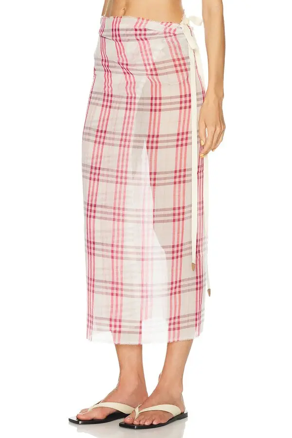 Burberry Plaid Pareo