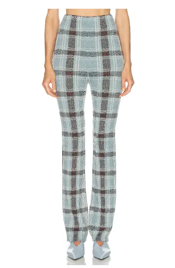Acne Studios Kilano Check Pant - Blue & Brown