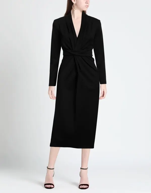 SEMICOUTURE Jersey Bodycon Midi Dress
