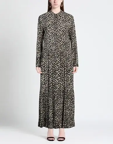 ALESSIA SANTI Polka-dot Maxi Shirt Dress