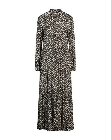 ALESSIA SANTI Polka Dot Maxi Shirt Dress - Lead