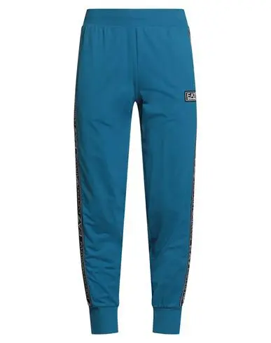 EA7 Pants Size Cotton, Elastane, Polyester, Polyamide - Blue