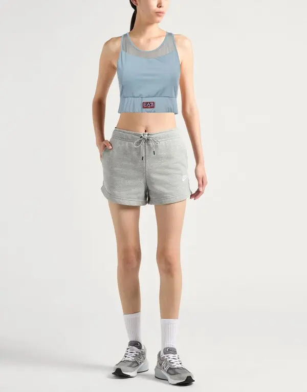 EA7 Top Size Polyester, Elastane - Light Blue