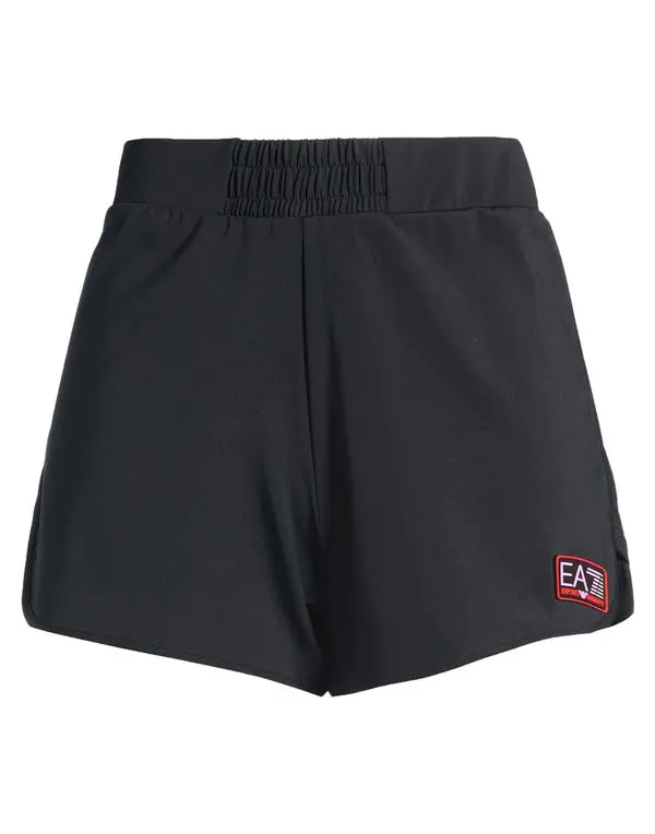 EA7 Athletic Jersey Shorts - Black