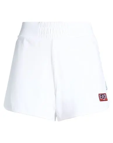 EA7 Shorts & Bermuda Shorts Size Polyester, Elastane - White