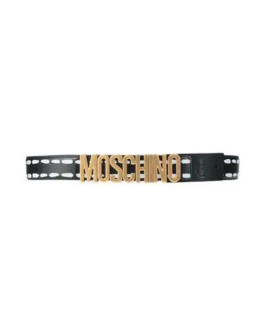 Moschino Leather Belt - Black