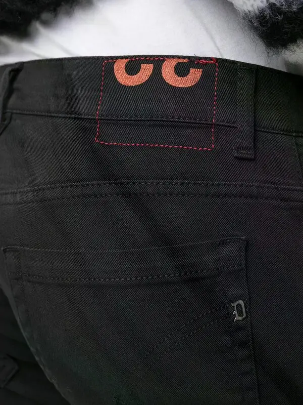DONDUP Dark Wash Slim-fit Jeans - Black